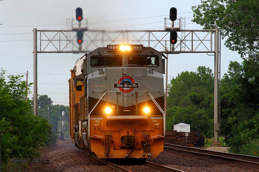 Westbound UP Auto Train